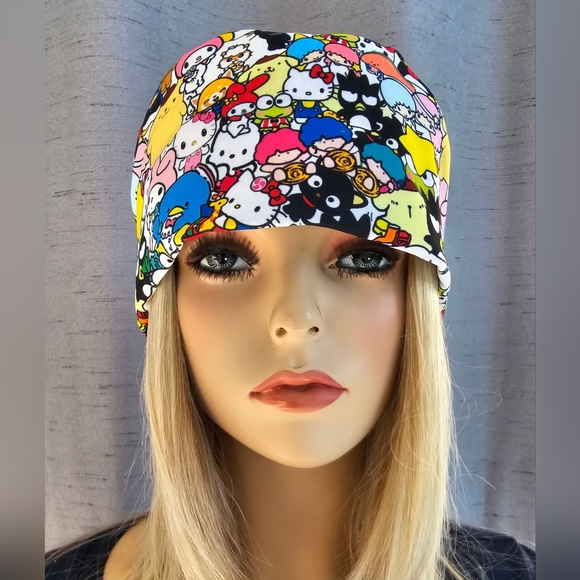 Accessories | Hello Kitty And Friends Collage Medical Nurse Scrub Cap ...